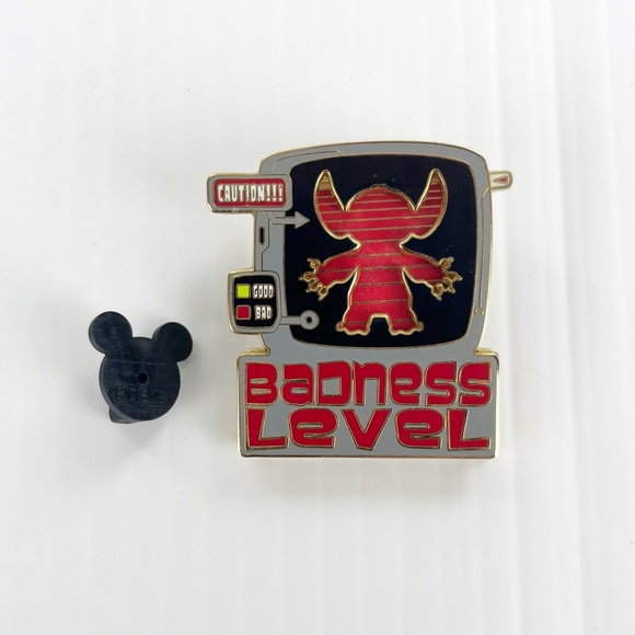 Disney | Other | Disney Lilo Stitch Badness Level 205 Trading Lever Pin ...